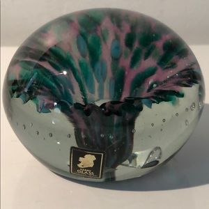 KERRY | Other | Kerry Hand Blown Irish Floral Paperweight | Poshmark